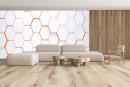 3D Hexa Pattern V3 | Mural Wallpaper